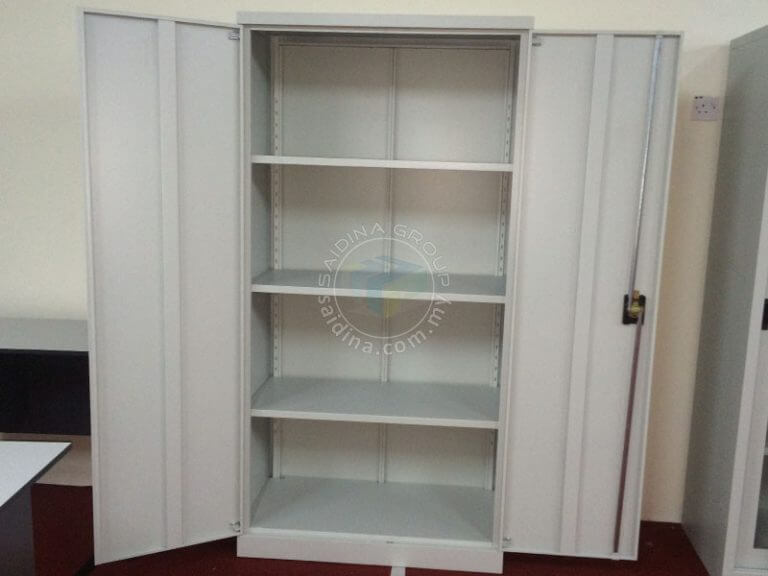 Almari Besi 2 Pintu | Full Height Swing Door Steel Cupboard | Model ...