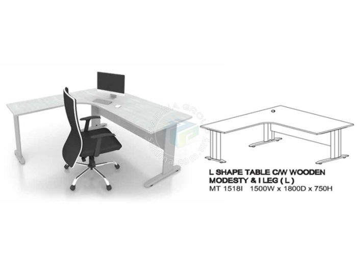 L-Shape Office Table That Can Suit Your Office Environment