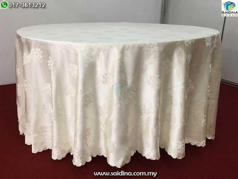 Alas Meja Bulat Damask 10 kerusi | 8 kerusi | 12 kerusi - SAIDINA GROUP