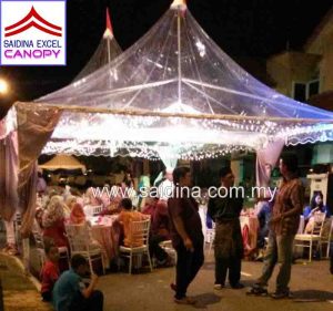 Transparent Canopy | Khemah Lutsinar - SAIDINA GROUP