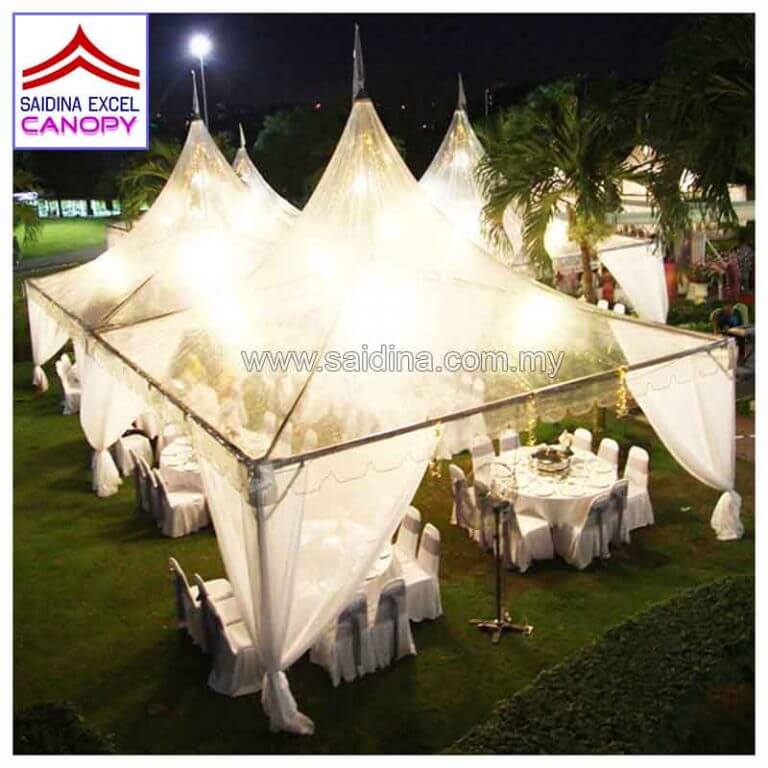 Transparent Canopy | Khemah Lutsinar - SAIDINA GROUP
